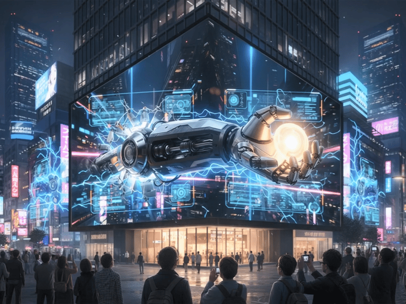 AI Naked-Eye 3D Video Generator: Create Stunning 3D LED Screen Effects ...