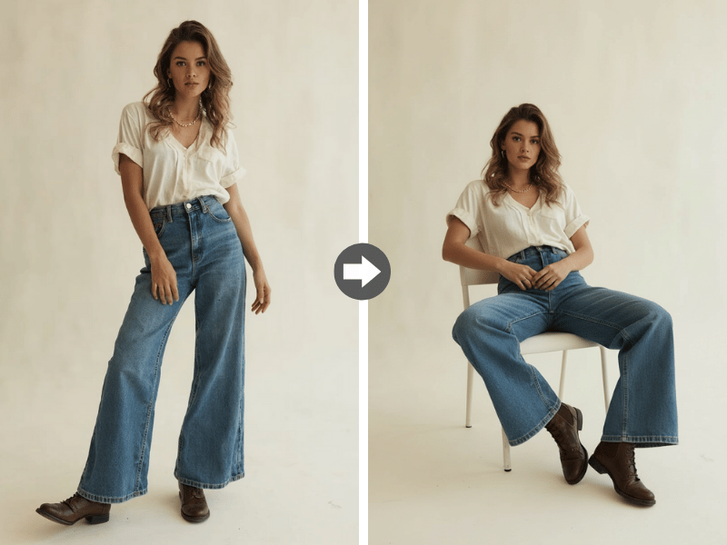 AI Pose-generator | Ændre dine stillinger på få sekunder - Somake AI