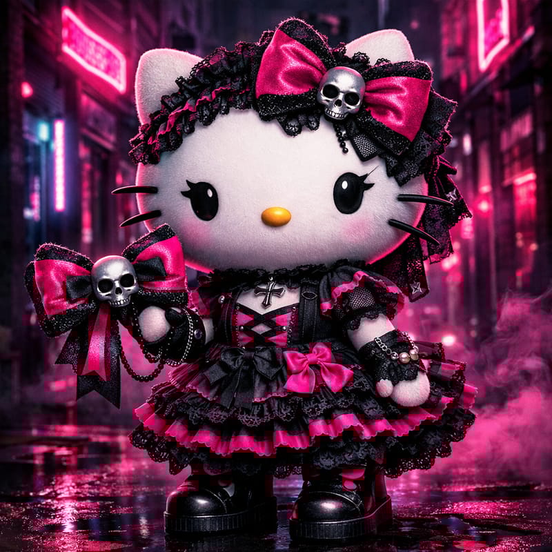 Hello Kitty AI Image Generator: Create Custom Sanrio-Style Art & PFPs - Somake AI