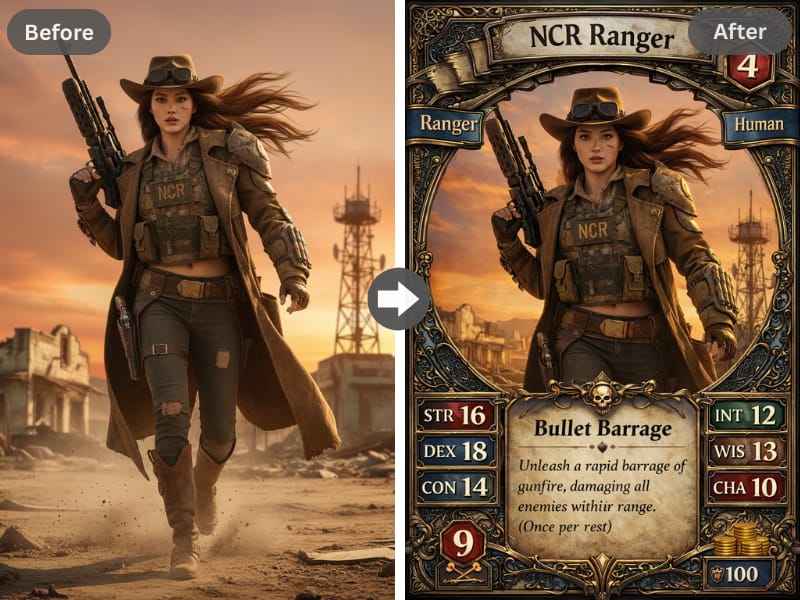 Fallout Filter: Convert Photos to Retro-Futuristic Art - Somake AI