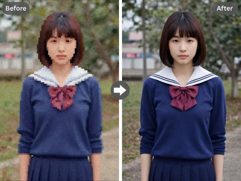 AI Image Unblur: Correggi Foto Sfuocate e Pixelate Online - Somake AI