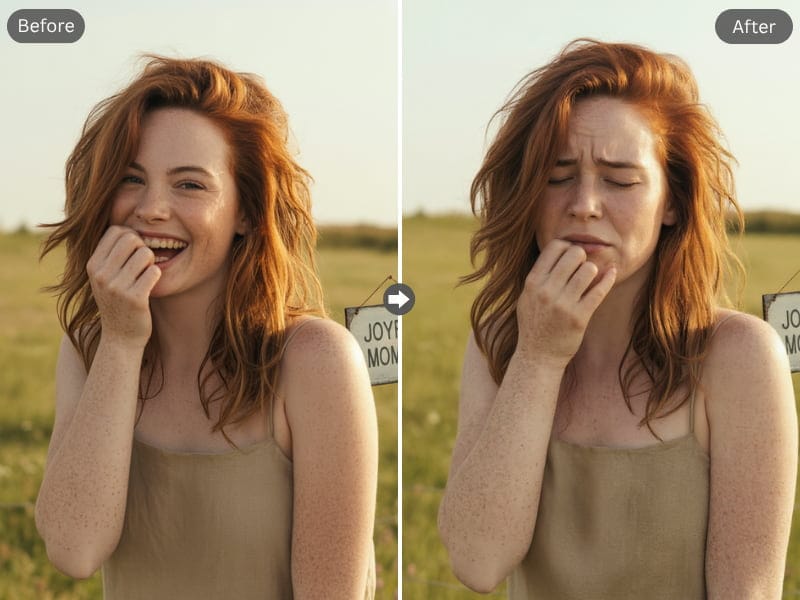 AI Crying Filter: Add Realistic Sad Emotions to Any Photo - Somake