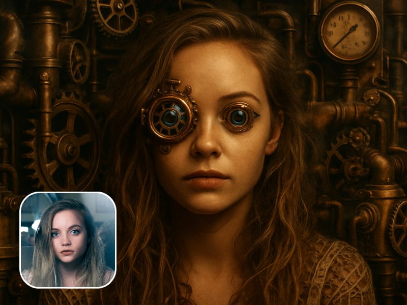 Turn Photos to Steampunk Style Online - Somake
